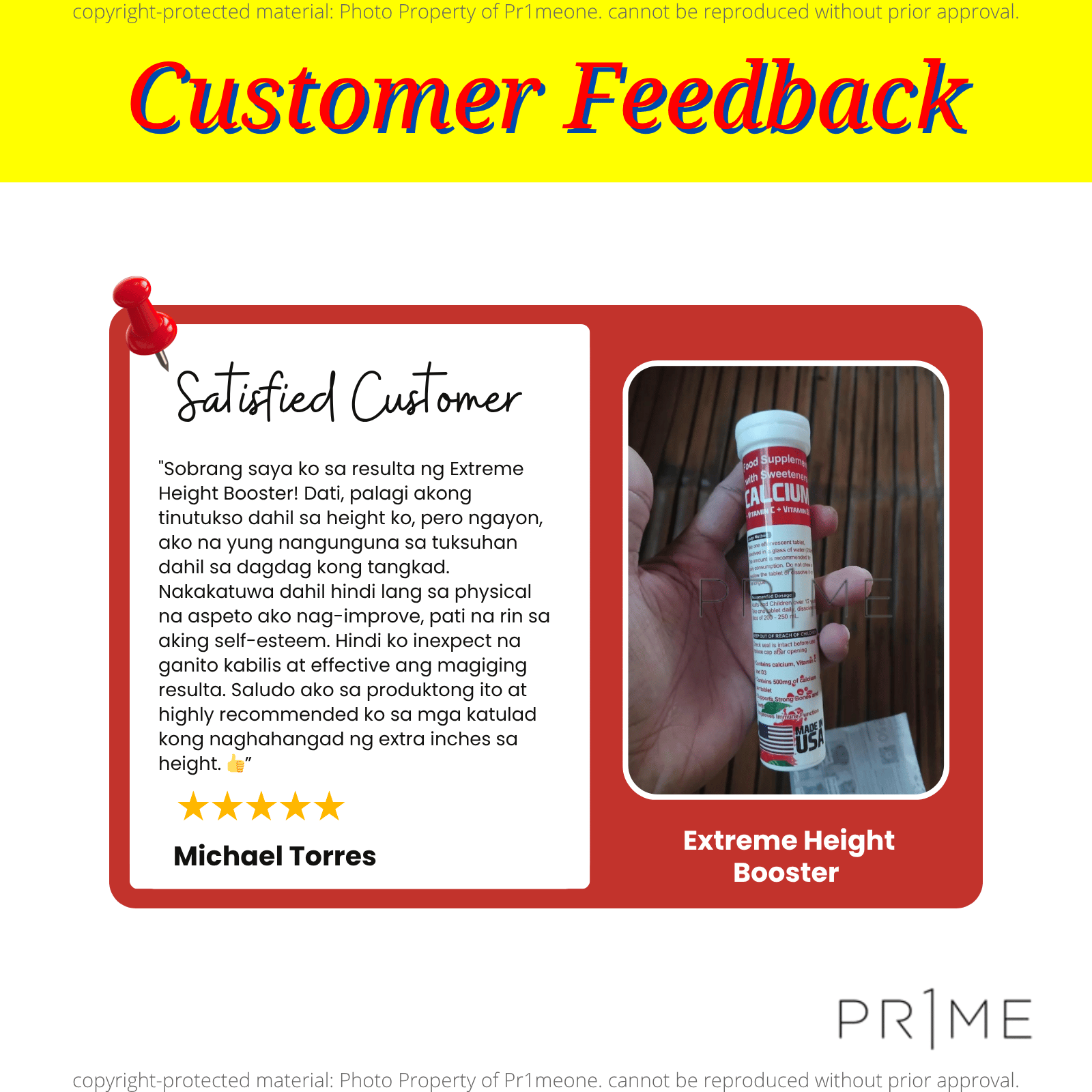 Extreme Height Booster Original l Promotes Natural Height Growth l Made ...