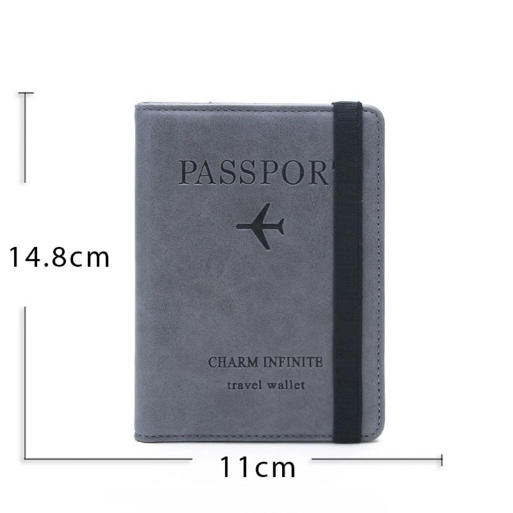 Passport Wallet Multifunctional Passport Bag Portable travel RFID ...