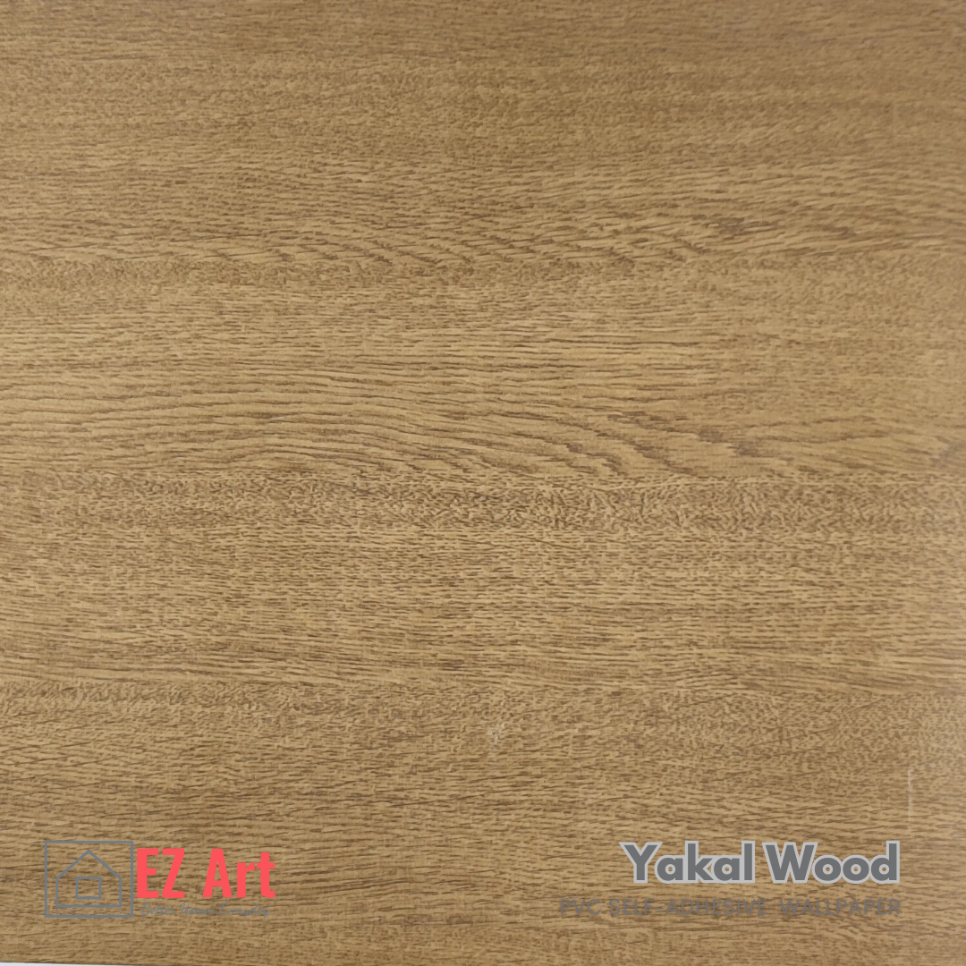 EZ Art WALL PAPER Yakal yellow brown wood design for table door ...