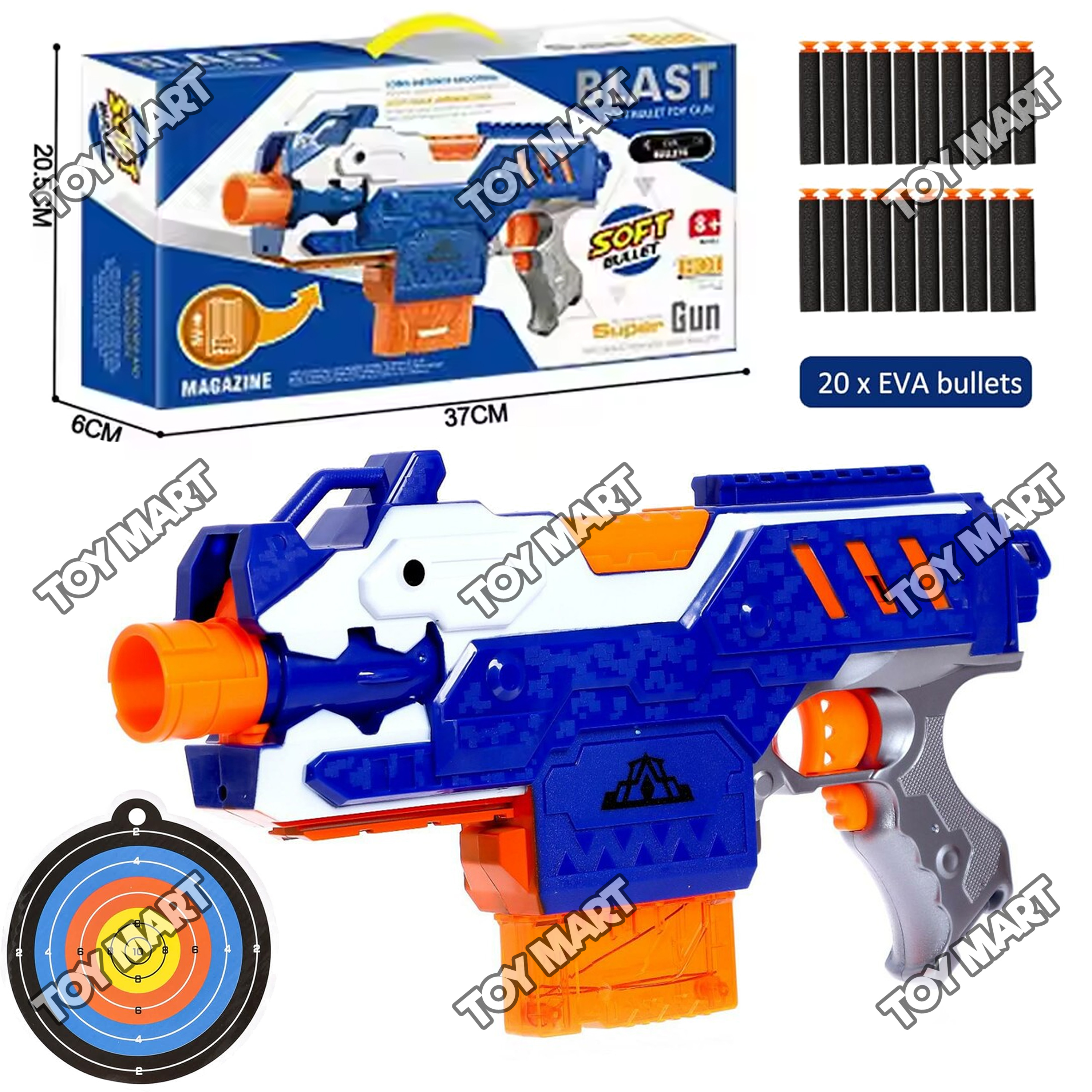 Stryfe NF Toy Blaster Automatic Style EVA Dart Blaster with Magazine ...