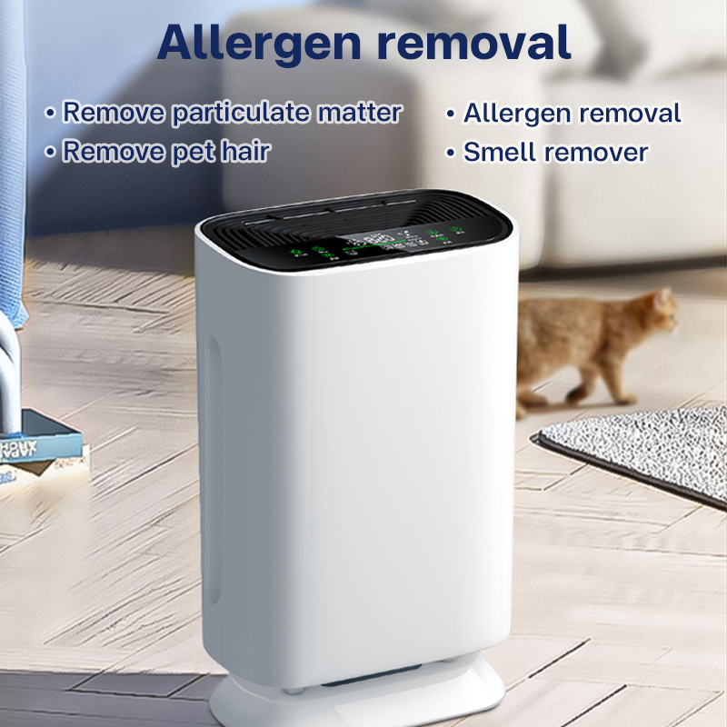 HEPA filter air purifier portable intelligent anti-bacterial ...