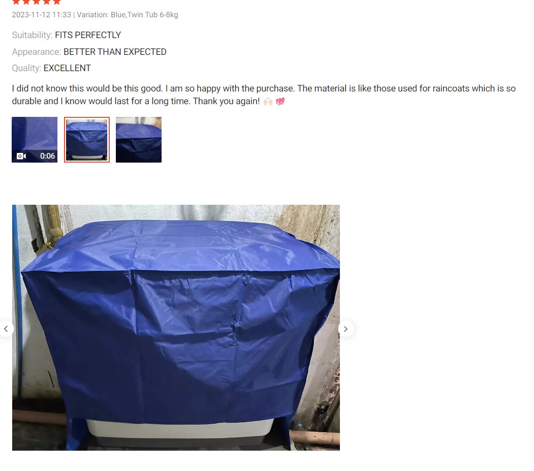 Washing Machine Cover Waterproof and Sunproof Dustproof for Outdoor ...