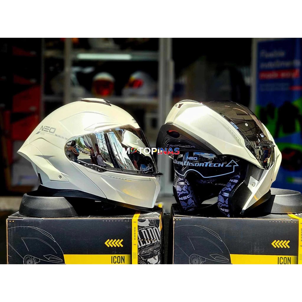 Spyder Neo Icon Modular Dual Visor Helmet | Shopee Philippines