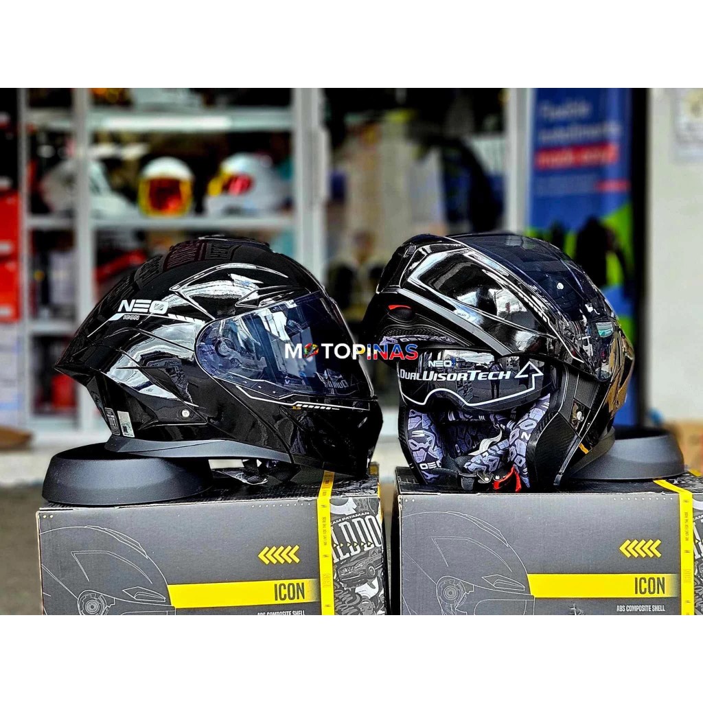 Spyder Neo Icon Modular Dual Visor Helmet | Shopee Philippines