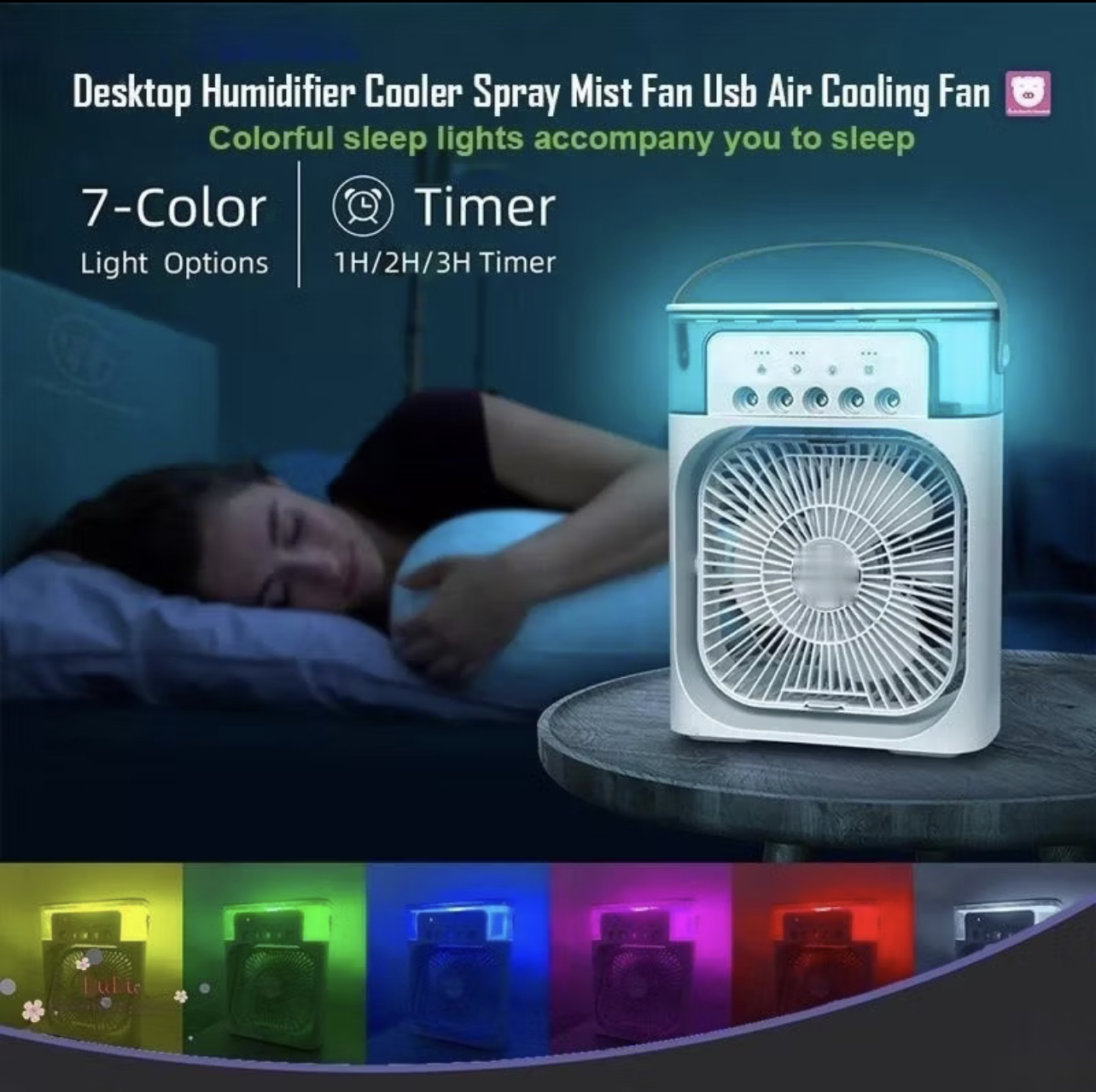 Air Cooling Fan Air Cooler Fan Humidifying Fan Electric Fan with Ice ...