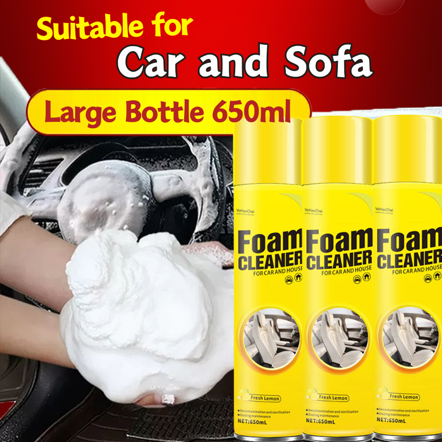 Multi Functional Foam Cleaner Spray For Car and Sofa Car Interior ...
