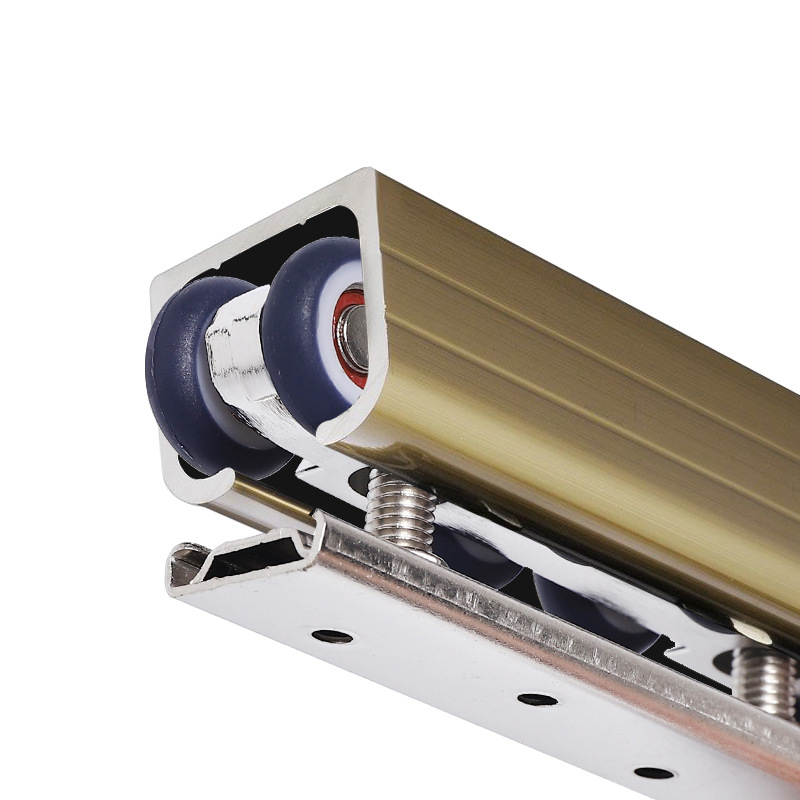 Sliding Door Roller (Nylon/Steel) Set 80 to 100kg with 2 meter Track ...