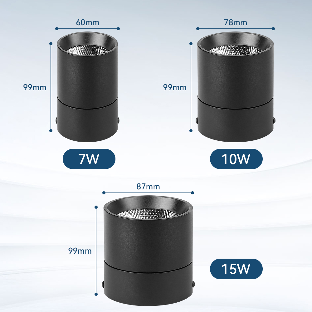 Foldable Downlight 3Colors Pin Light Ceiling Lamp Surface Mounted Downlights Led Spotlight ...