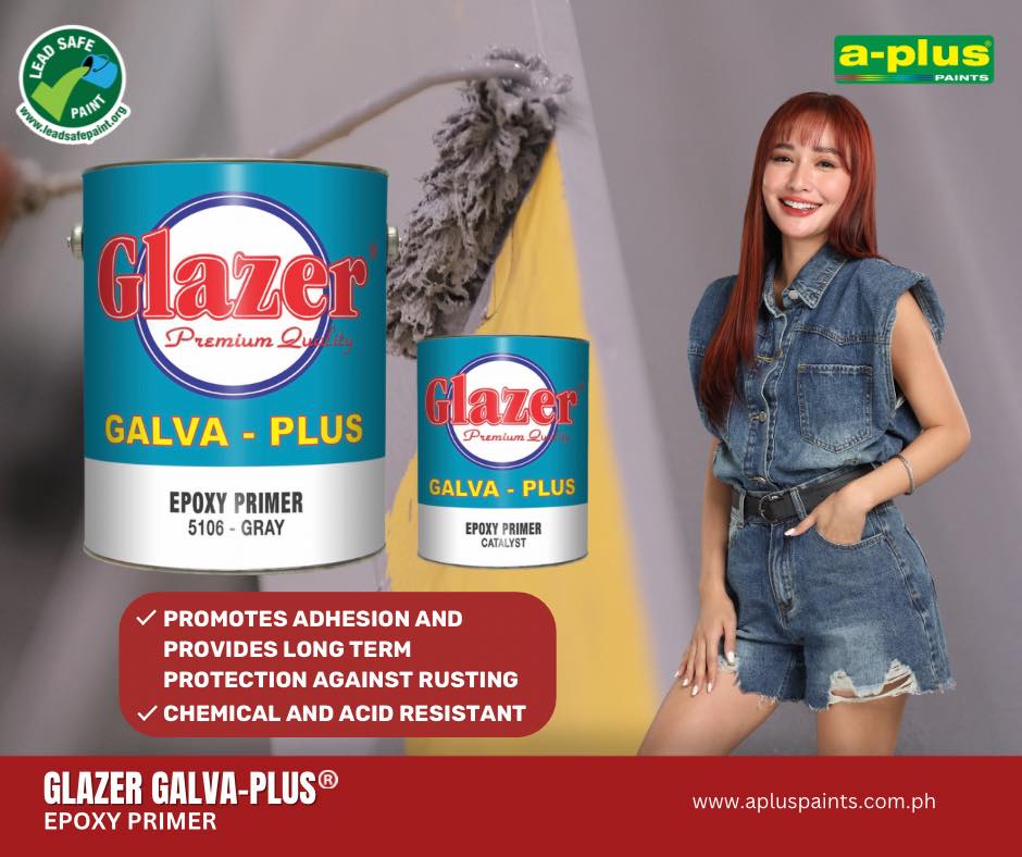 A-Plus Glazer Galva-Plus® Epoxy Primer 4L with Catalyst - Anti ...