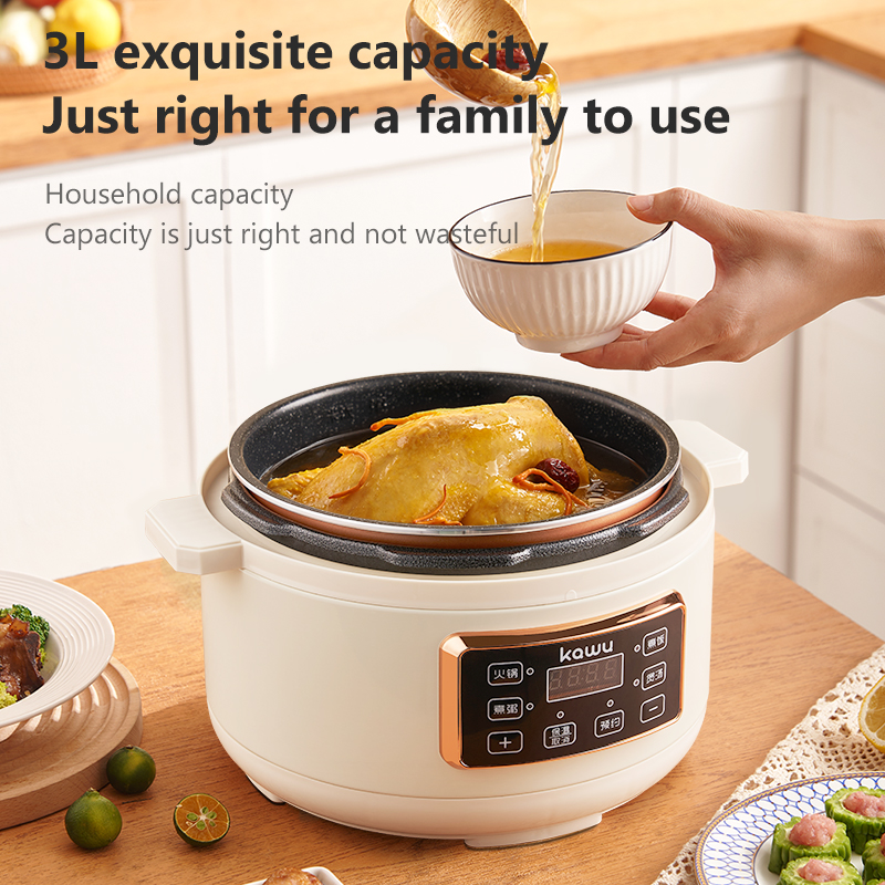 【Kawu】pressure cooker heavy duty Household 3L Non-stick Simple one-click operation rice cooker ...