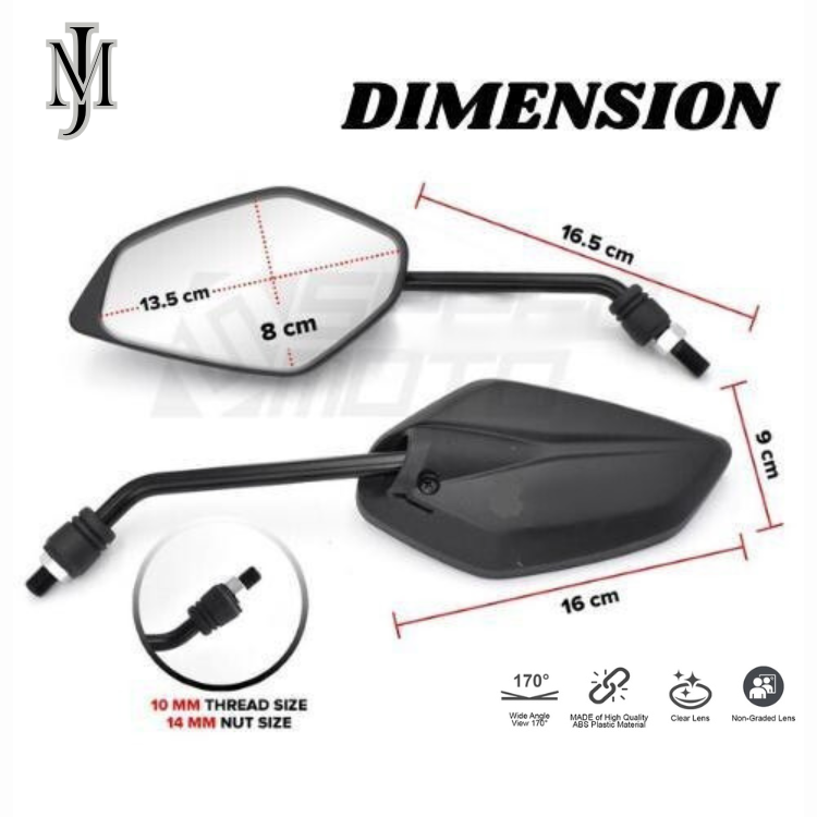 Suzuki Shooter 115 Fi JM Stock Leaf Type/ Dahon Long Black Stem Clear ...