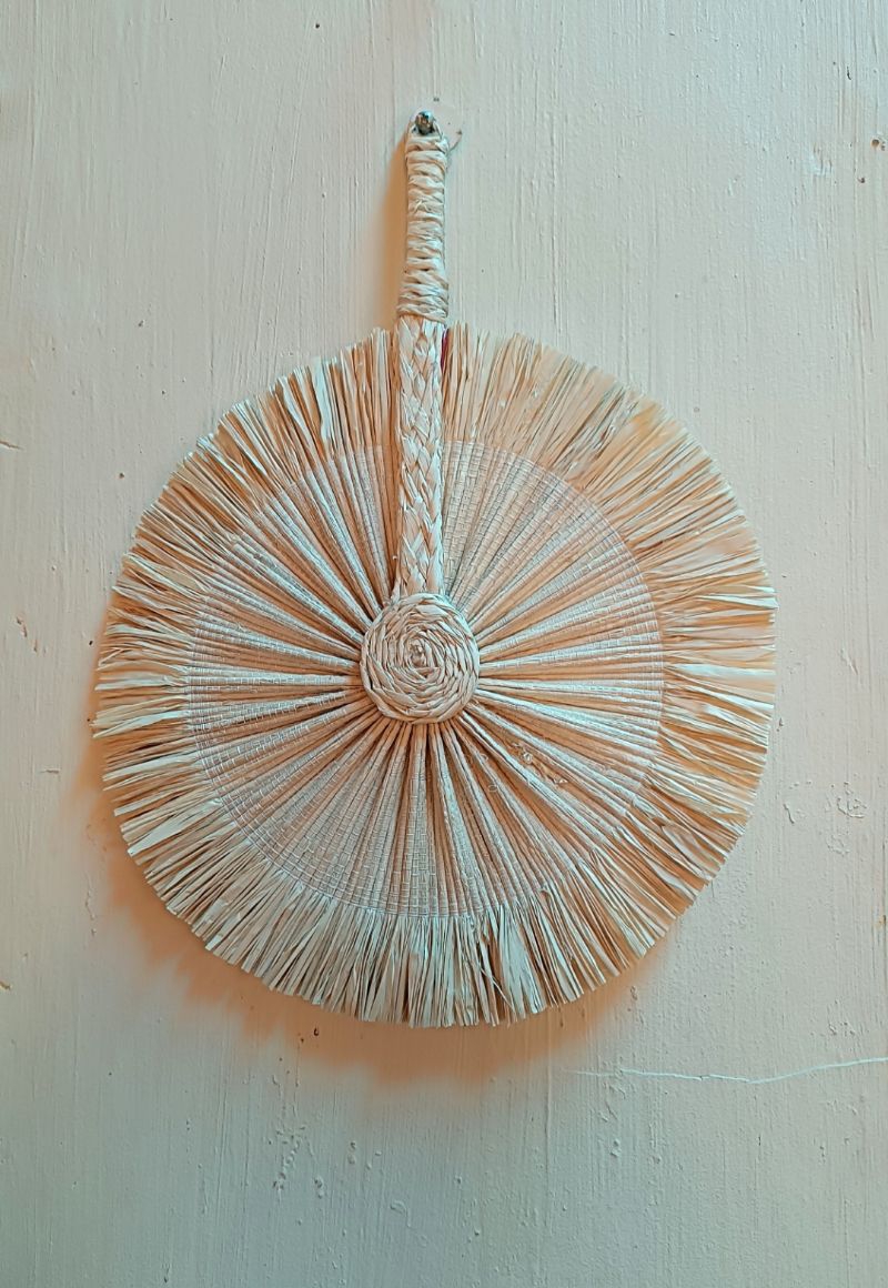Raffia native fan abaniko pamaypay Filipino souvenir locally made ...