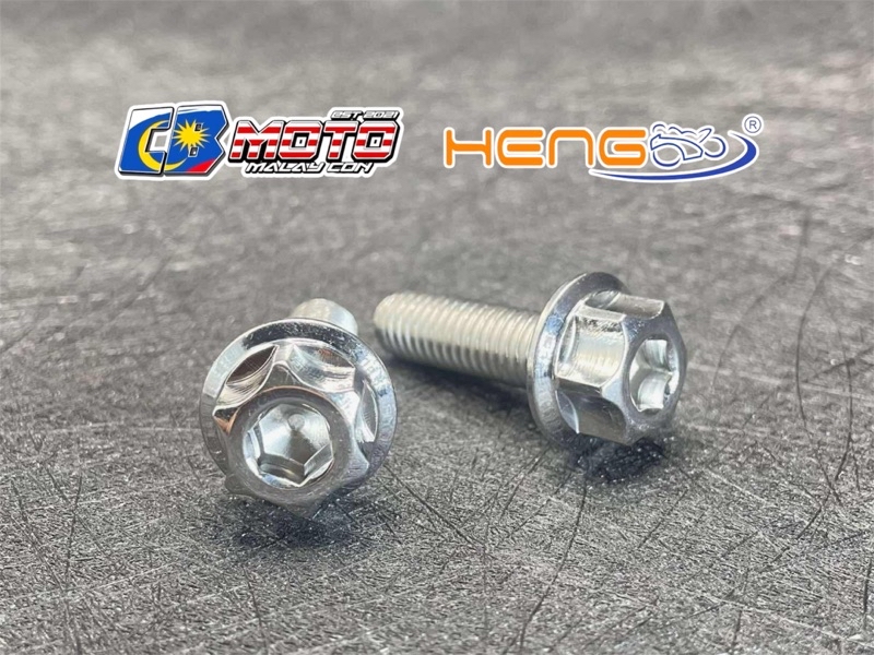 HENG FOOT REST BRACKET BOLTS FOR AEROX V1 & V2 CNC TITANIUM | Shopee ...