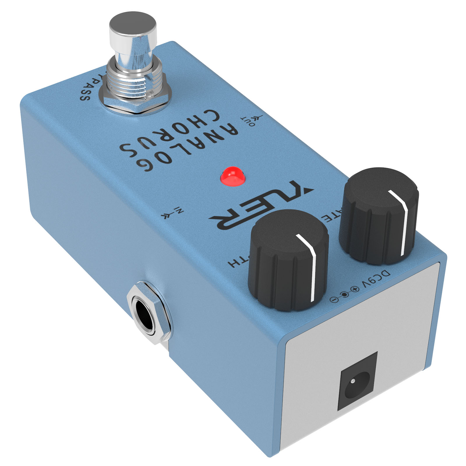 YUER Electric Guitar Pedal Metal Shell Adjustable Threshold Audio Mixer ...