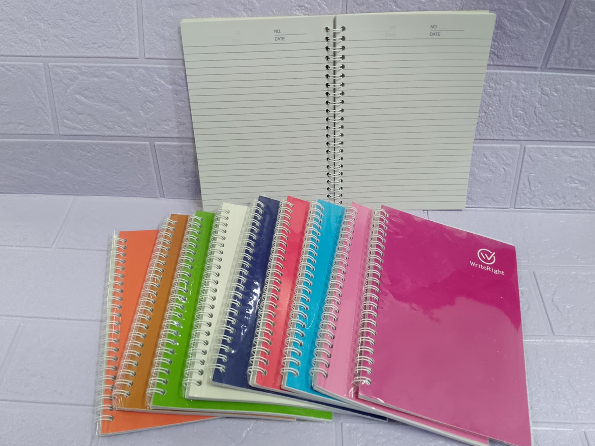 1Bundle(10pcs) Spiral Notebook 10 Color Available With And Without ...