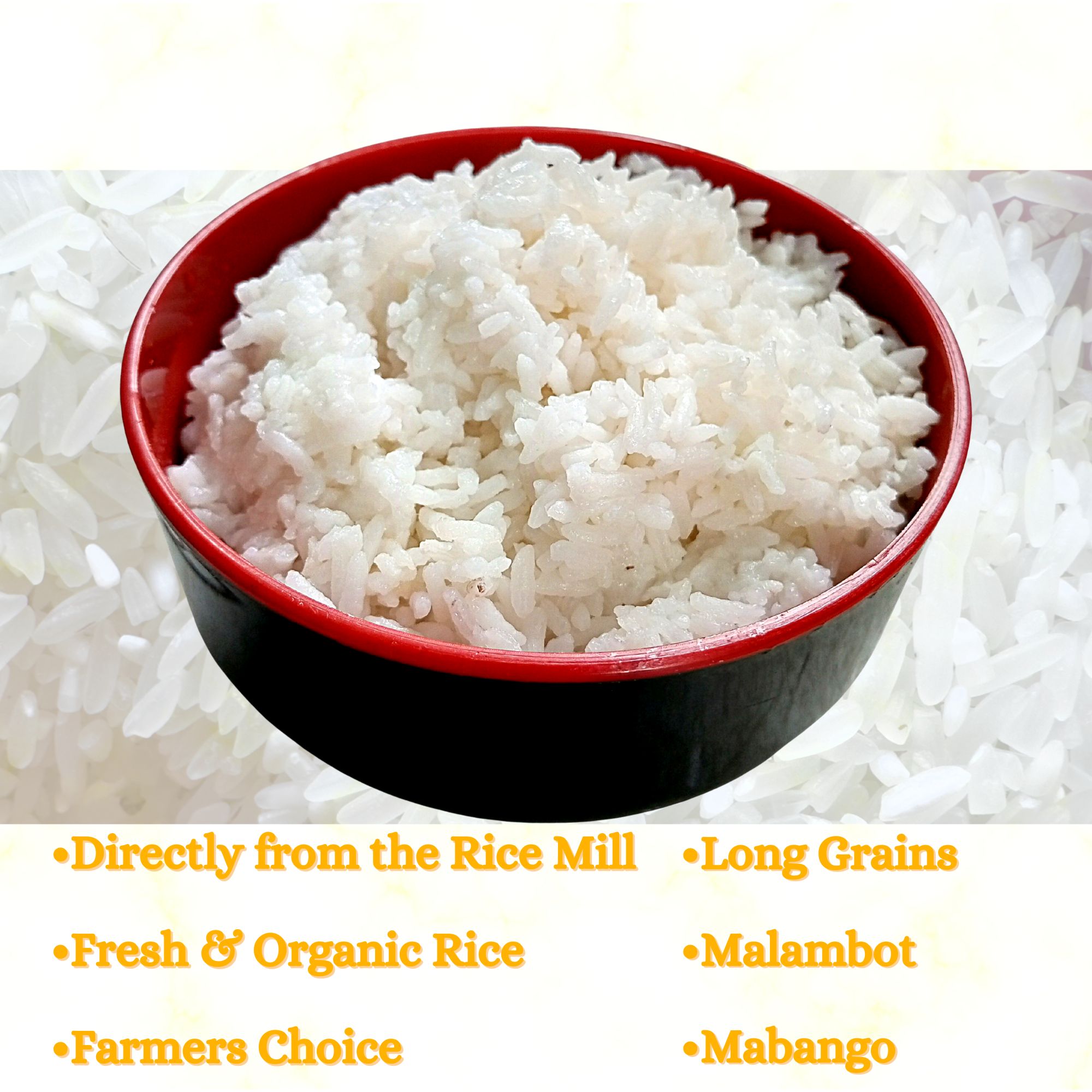 FRESH HARVEST Premium Local White Rice 50kg Organic 80% Whole grains ...