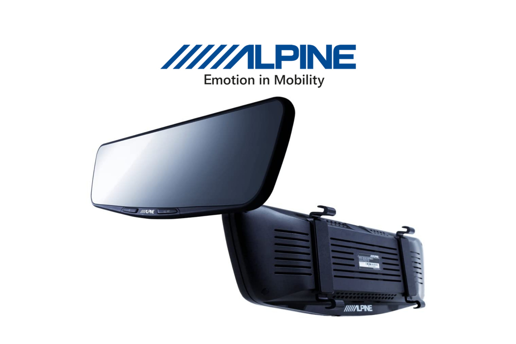 Alpine DVR-DM1000B-IC 10-INCH MIRROR COVER TYPE E-MIRROR(INSIDE CAR ...