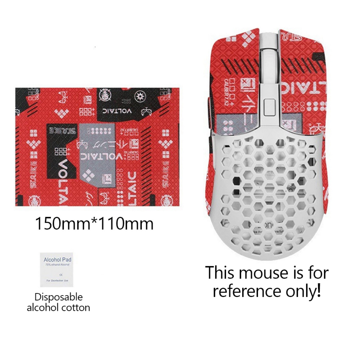 Universal Mouse Grip Tap DIY 12/15cm Anti-Slip Mouse Sticker For All ...