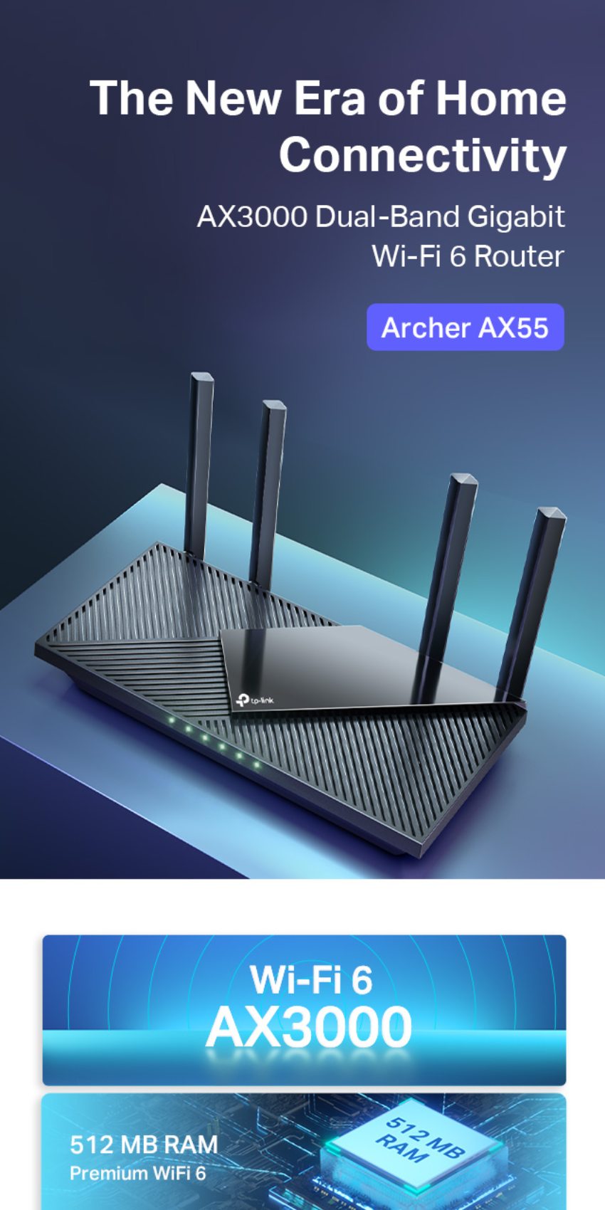 TP-Link Official Store | Archer AX55 | AX3000 | Next-Gen | Gigabit | Wi ...