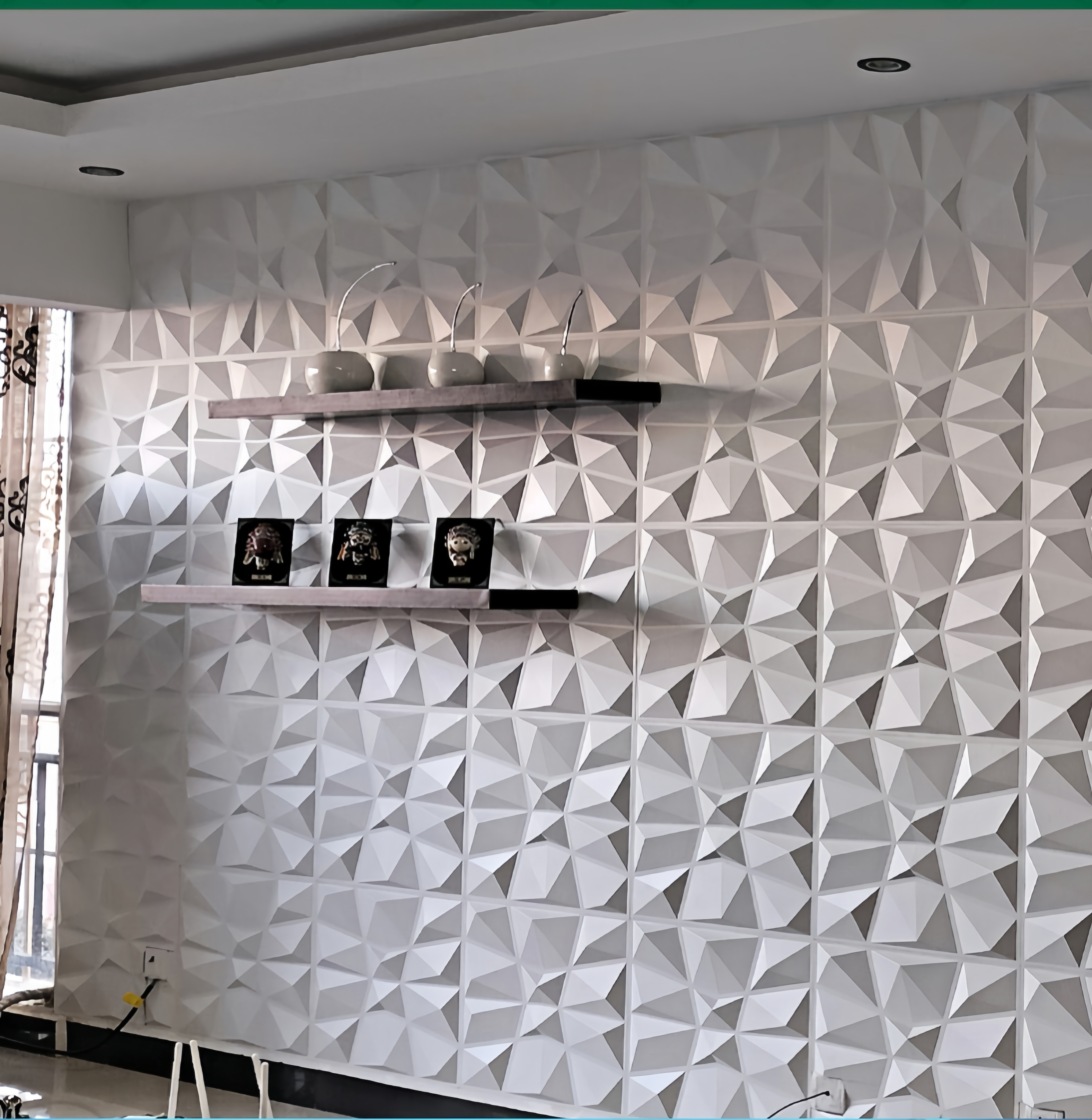 PVC Wall Panel 3D wallpaper 30x30 High quality Aesthetic Wall Stickers ...