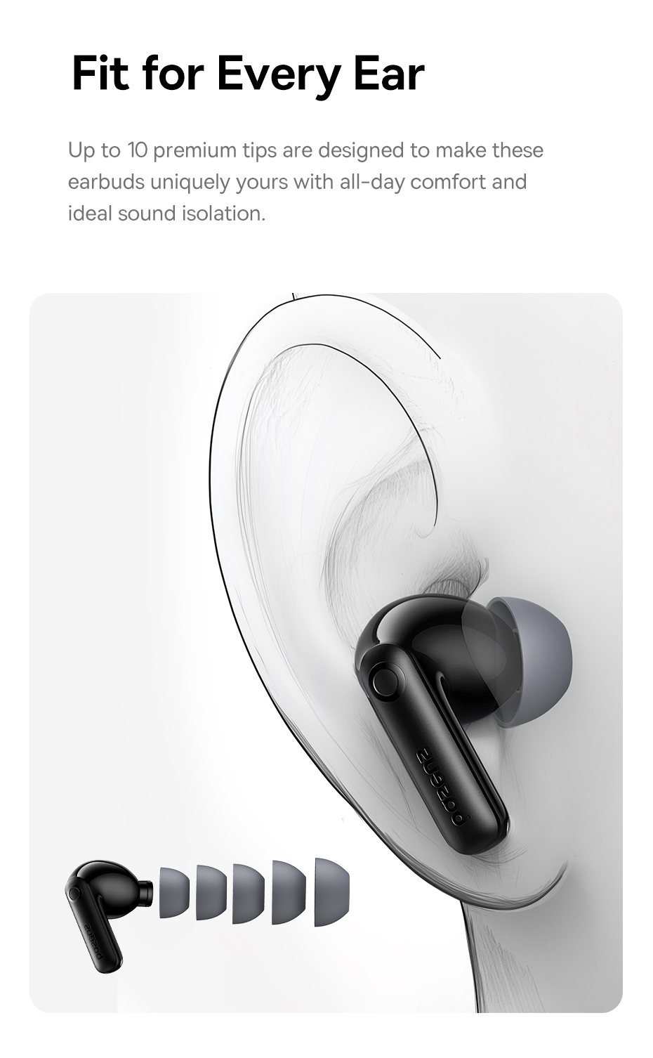 Baseus Bass BP1 Pro/Bowie MA10 ANC Wireless Earphone Bluetooth 5.3 50dB ...