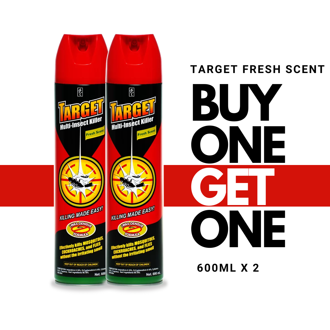 TARGET B1T1 MULTI-INSECT KILLER 600ML X 2 | Shopee Philippines