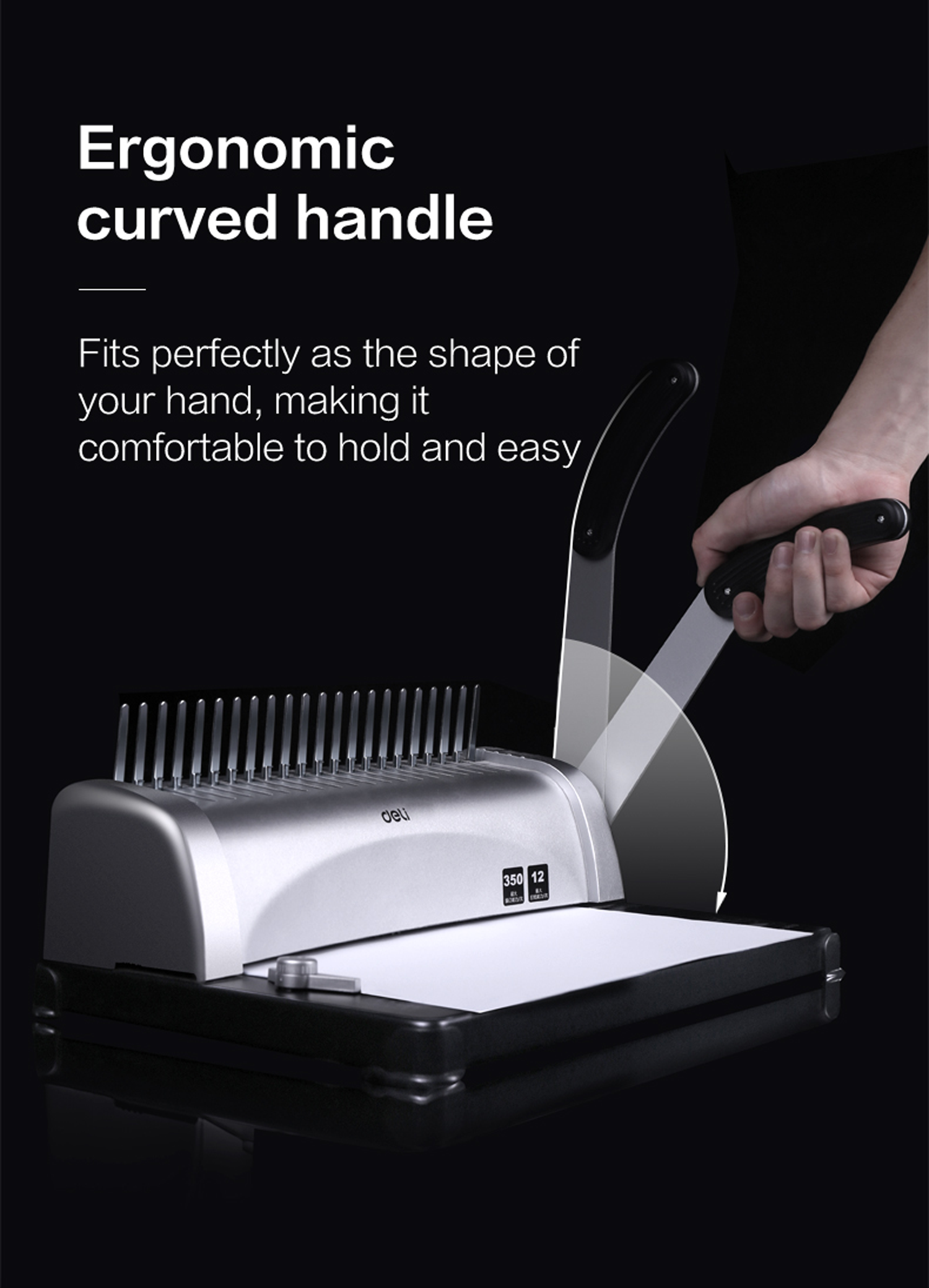 Deli E3870 Comb Binding Machine | Shopee Philippines