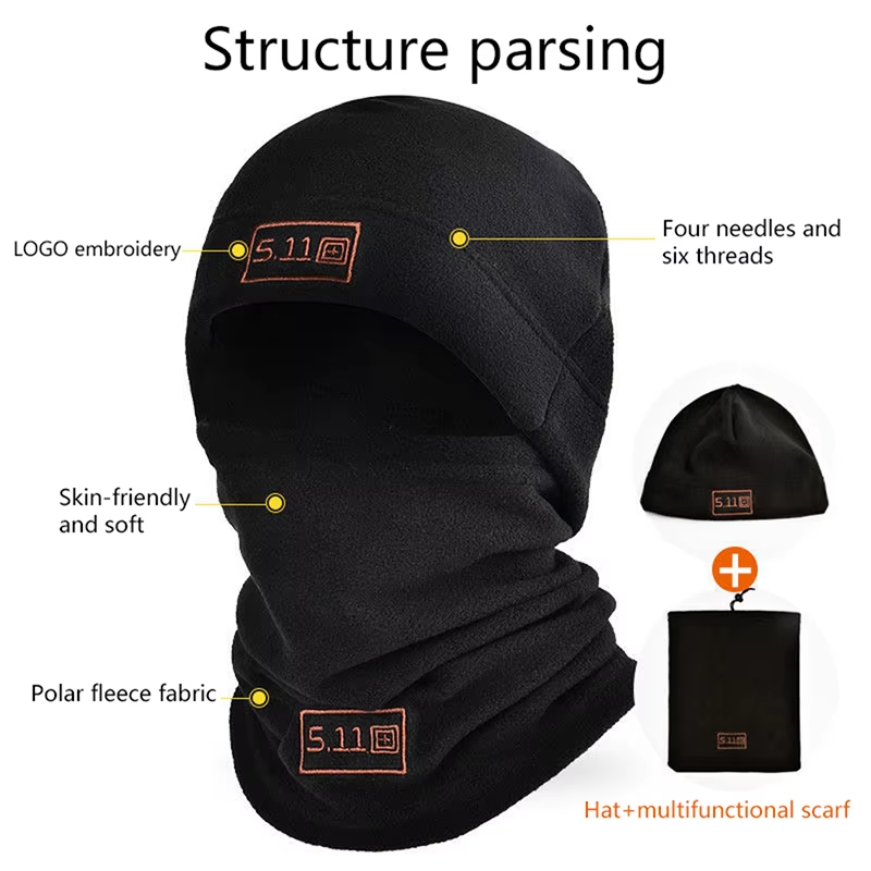 Men Face Mask Neck Thermal Head Cover Ski Caps Full Face Riding Caps ...