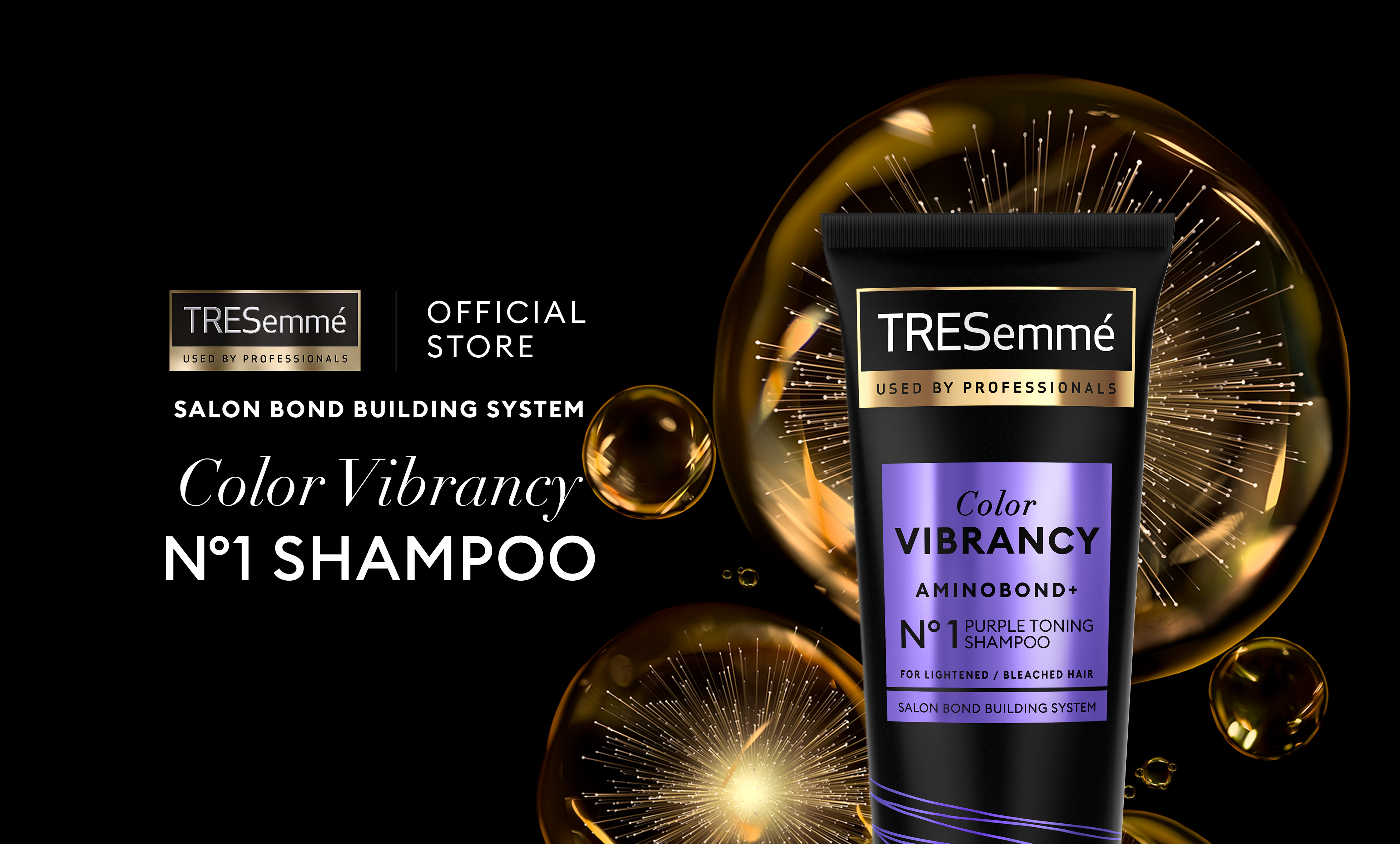 TRESemme Color Vibrancy Bond Building Shampoo Purple Toning For Salon ...