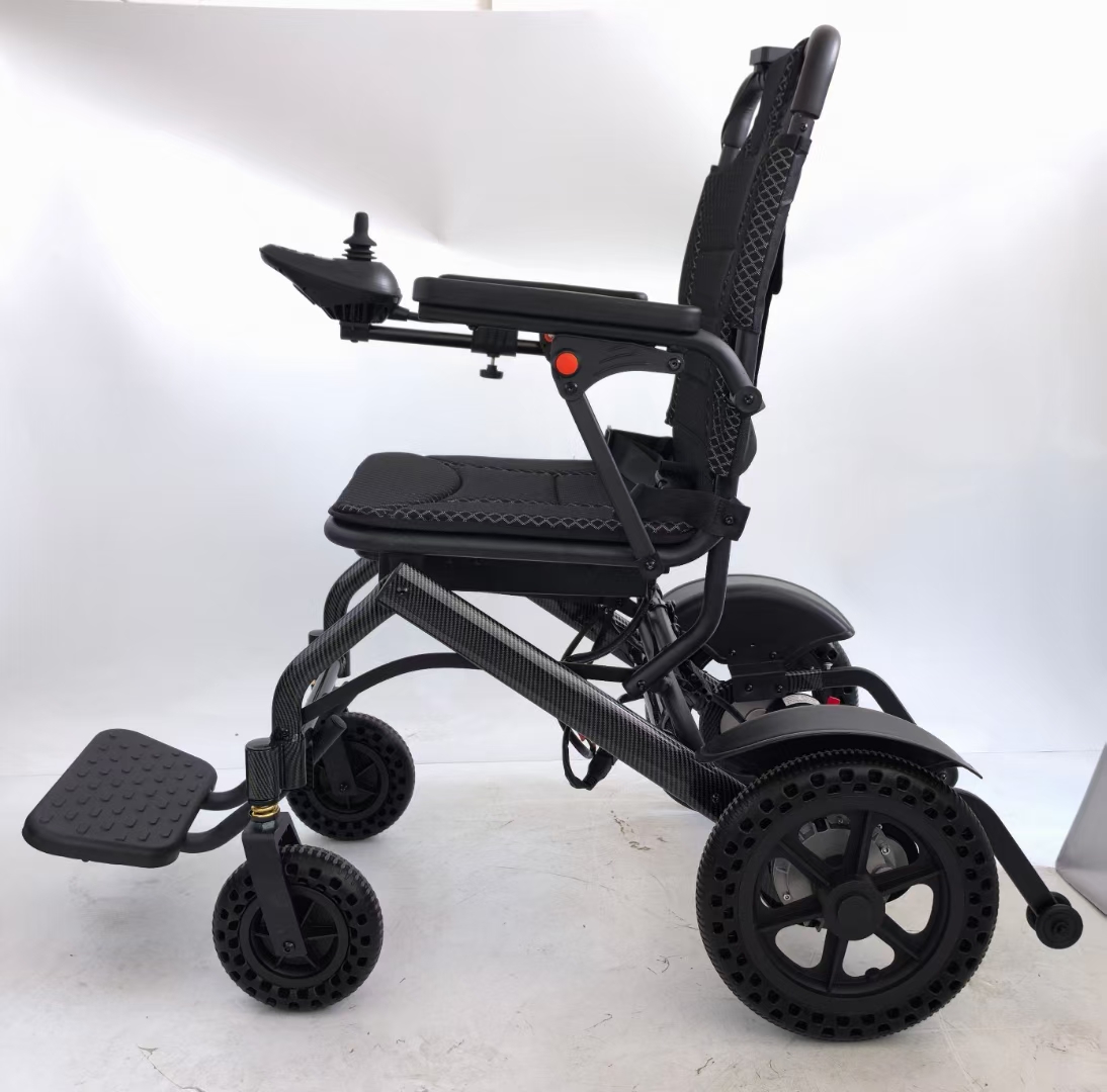 Smart Electric Wheelchair with 360W Upgraded Suspension Foldable Dual ...