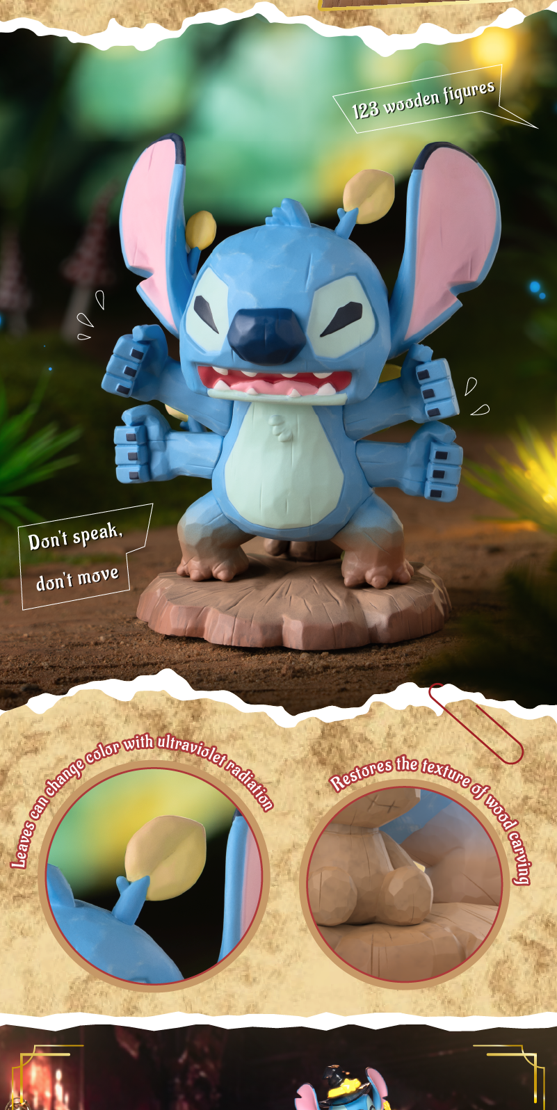 MINISO TOP TOY Disney Stitch's Wacky Diary 2.0 Series Blind Box Set ...