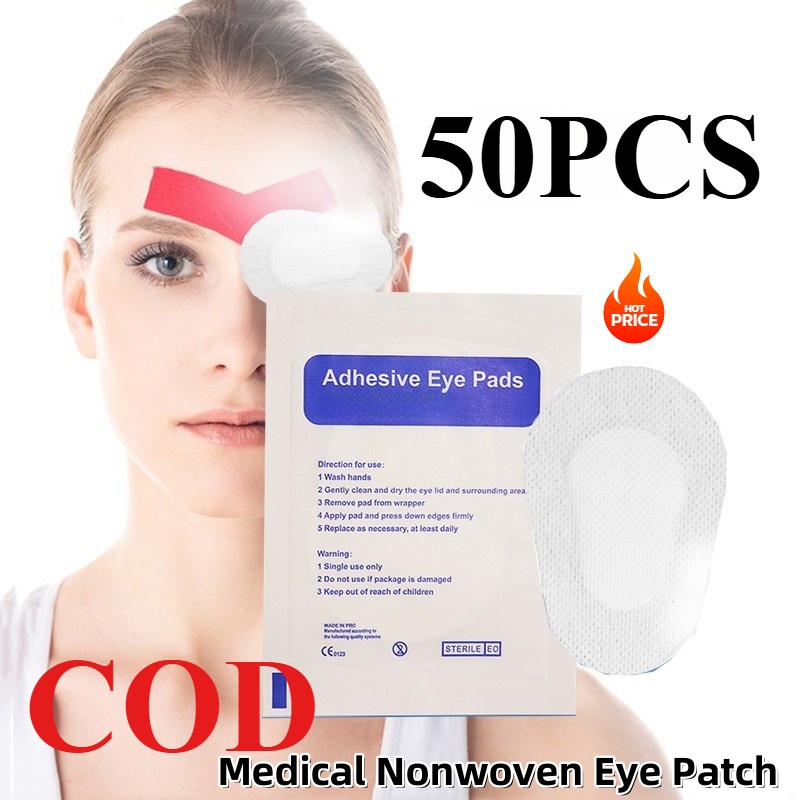 50PCS Medical Non-Woven Eye Patch Adult Eye Patch Self-Adhesive Eye ...