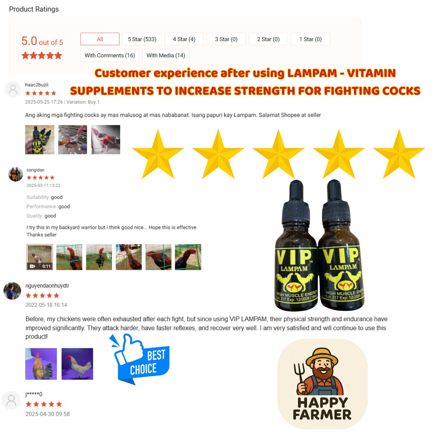LAMPAM 15ML Liquid Booster – Energy & Vitamin Supplement | Pure Ginseng ...