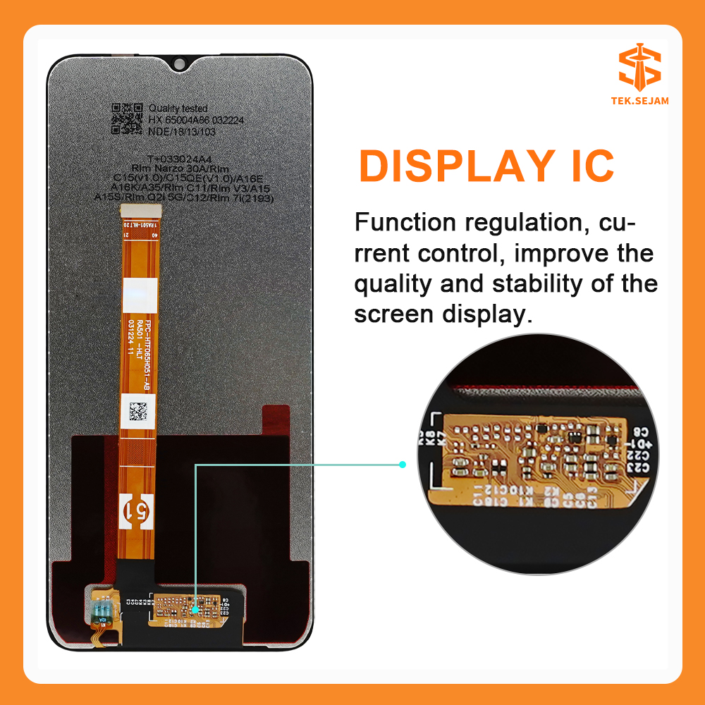 LCD For Realme C11 C12 C15 A15 A15S A16K A35 LCD Original Display Touch ...