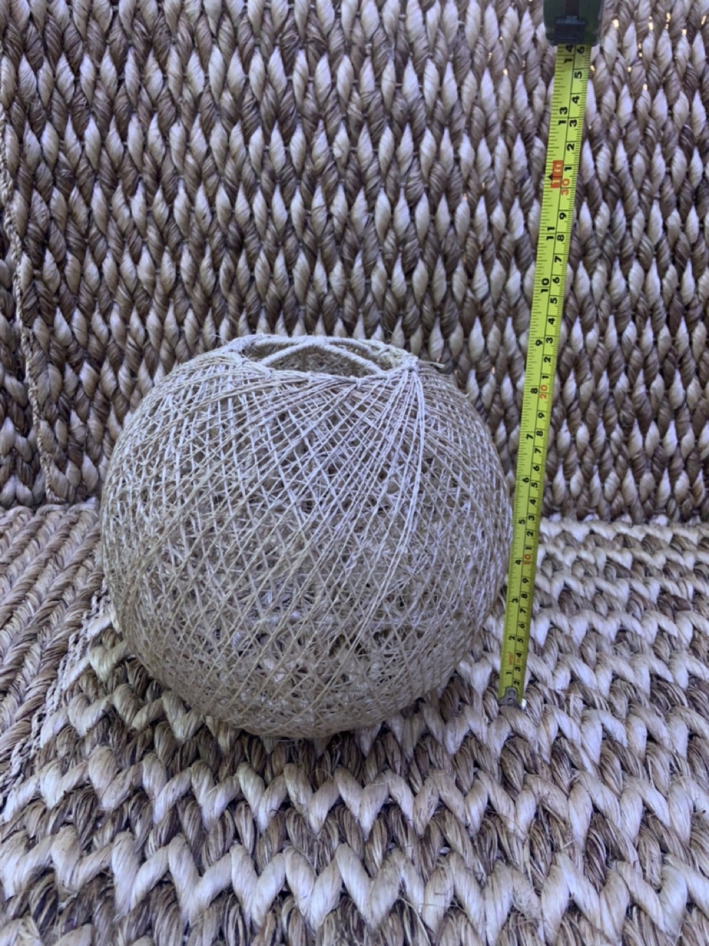 Abaca ball fiver round shape,abaca ball without wiring,abaca ball fiver ...