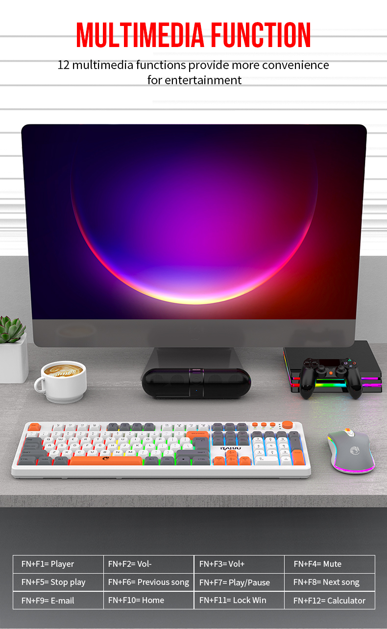 Zeus x Raiku T18 Gaming Combo: 3-in-1 Keyboard + Mouse + Mousepad | RGB ...