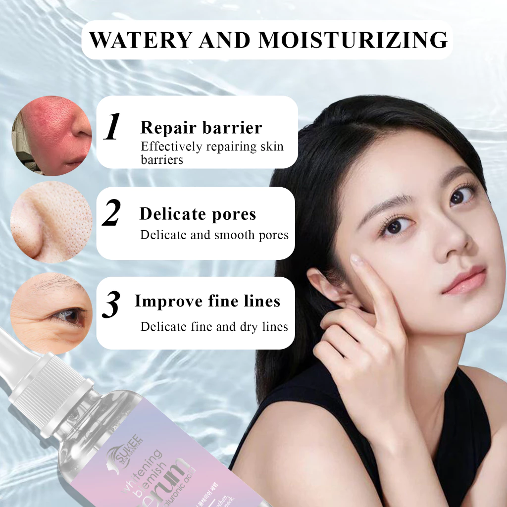 SUKEE Whitening Serum Blemish Niacinamide with Pure Hyaluronic Acid ...