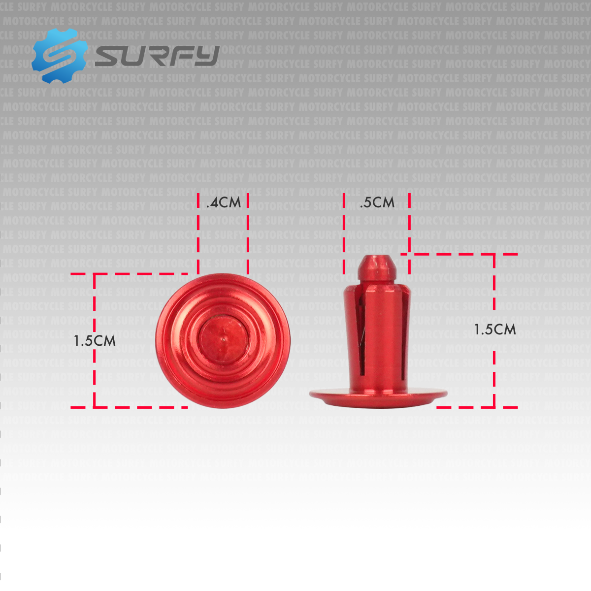 ARM PrecisionLock Push Pin Rivet CNC Aluminum M5x15 For Motorcycle ...