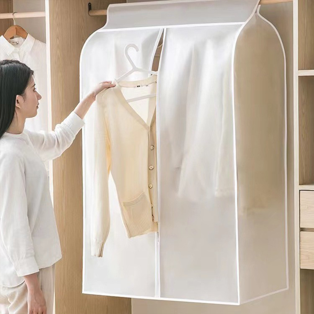 Wardrobe Clothes Dust Cover Fully Enclosed Garment Suit Clothes Cover ...