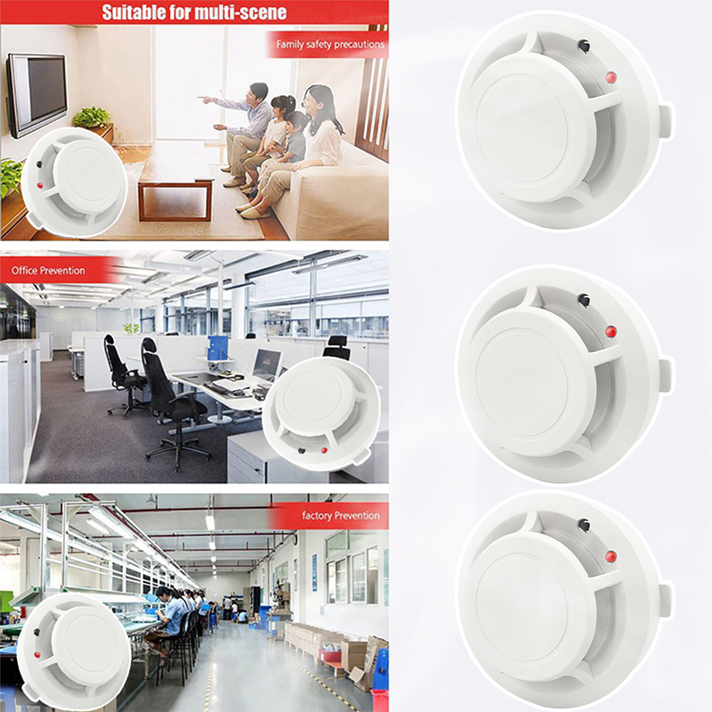 Smoke Detector Fire / Highly Sensitive Fire Safety Photosensitive ...
