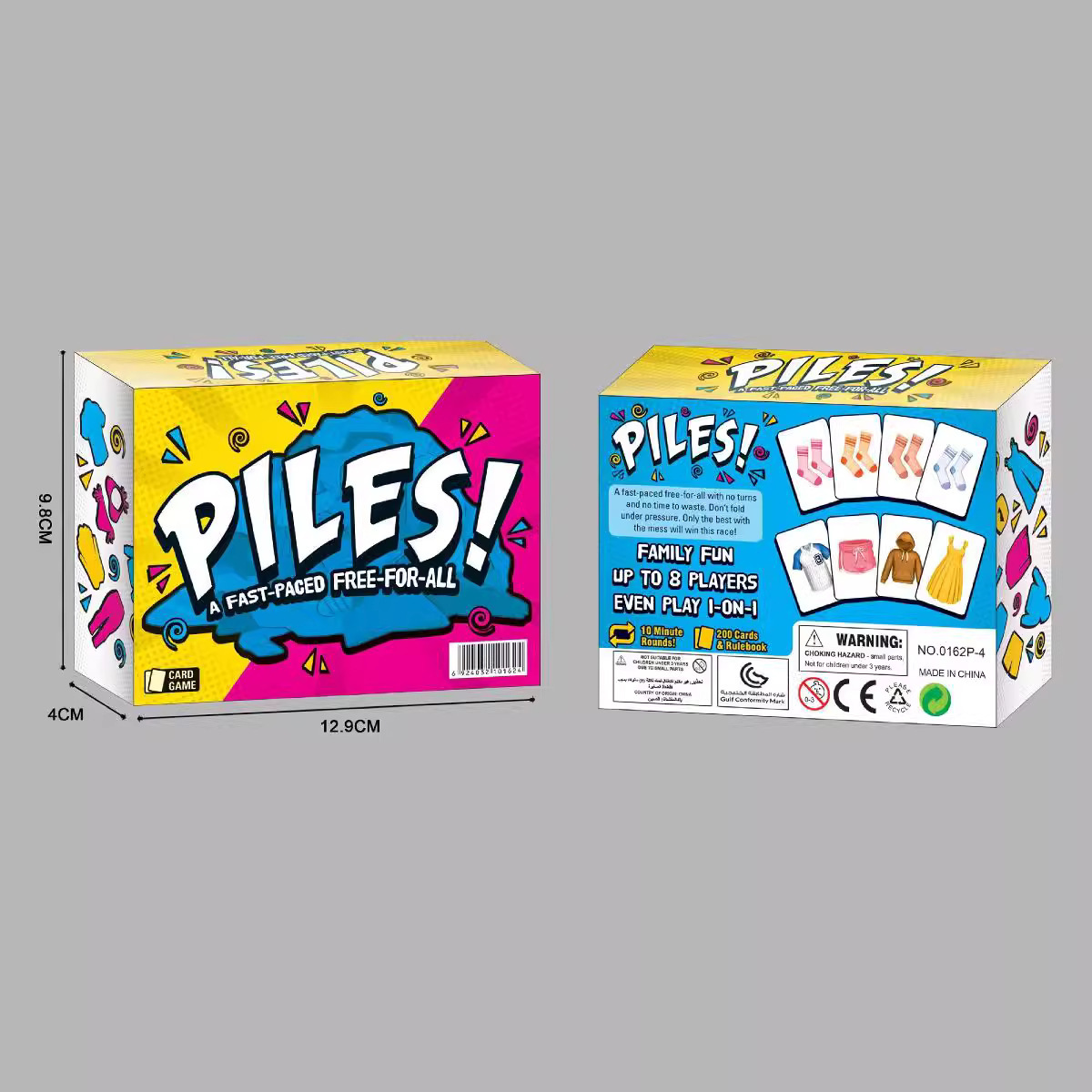 Pile! Card game: A fast-paced board game, family card memory game, and ...