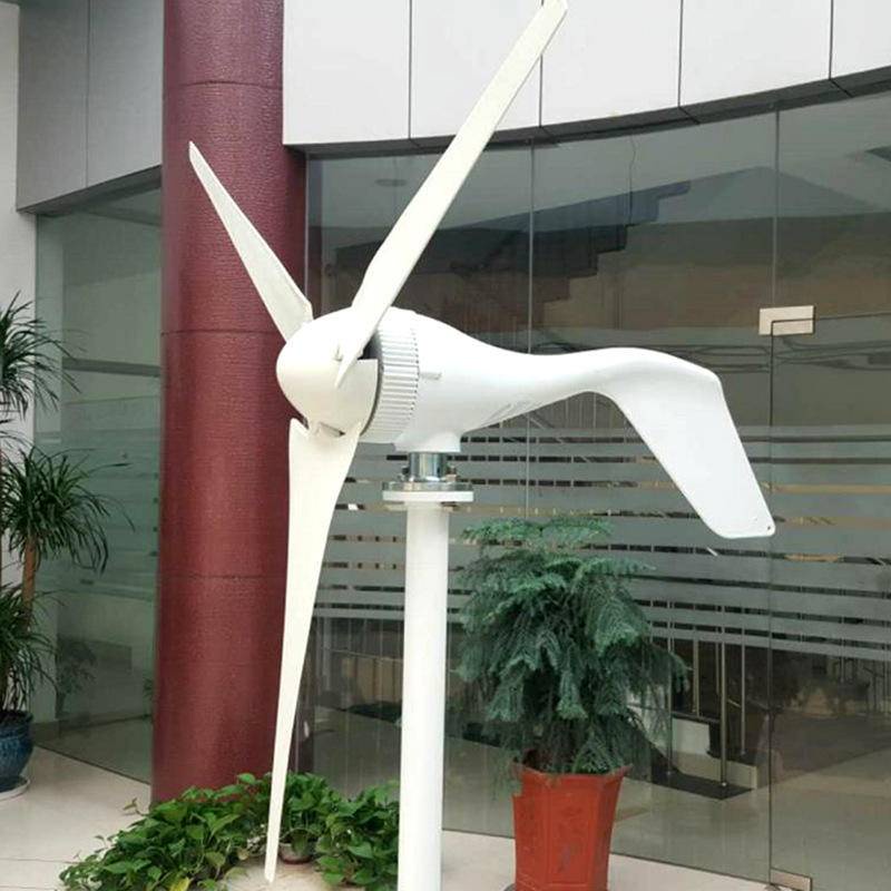 (With MPPT controller)500W Wind Turbines Generator AC12V/24V Wind ...