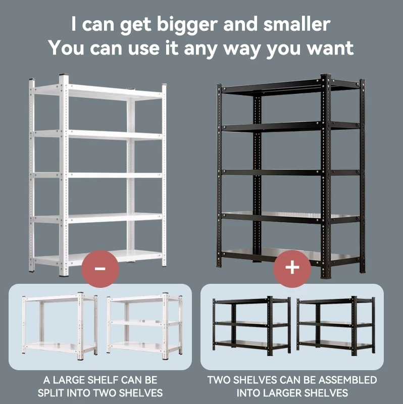 6 layer Steel Rack Metal Rack Boltless Rack Goods Storage Shelf Metal ...