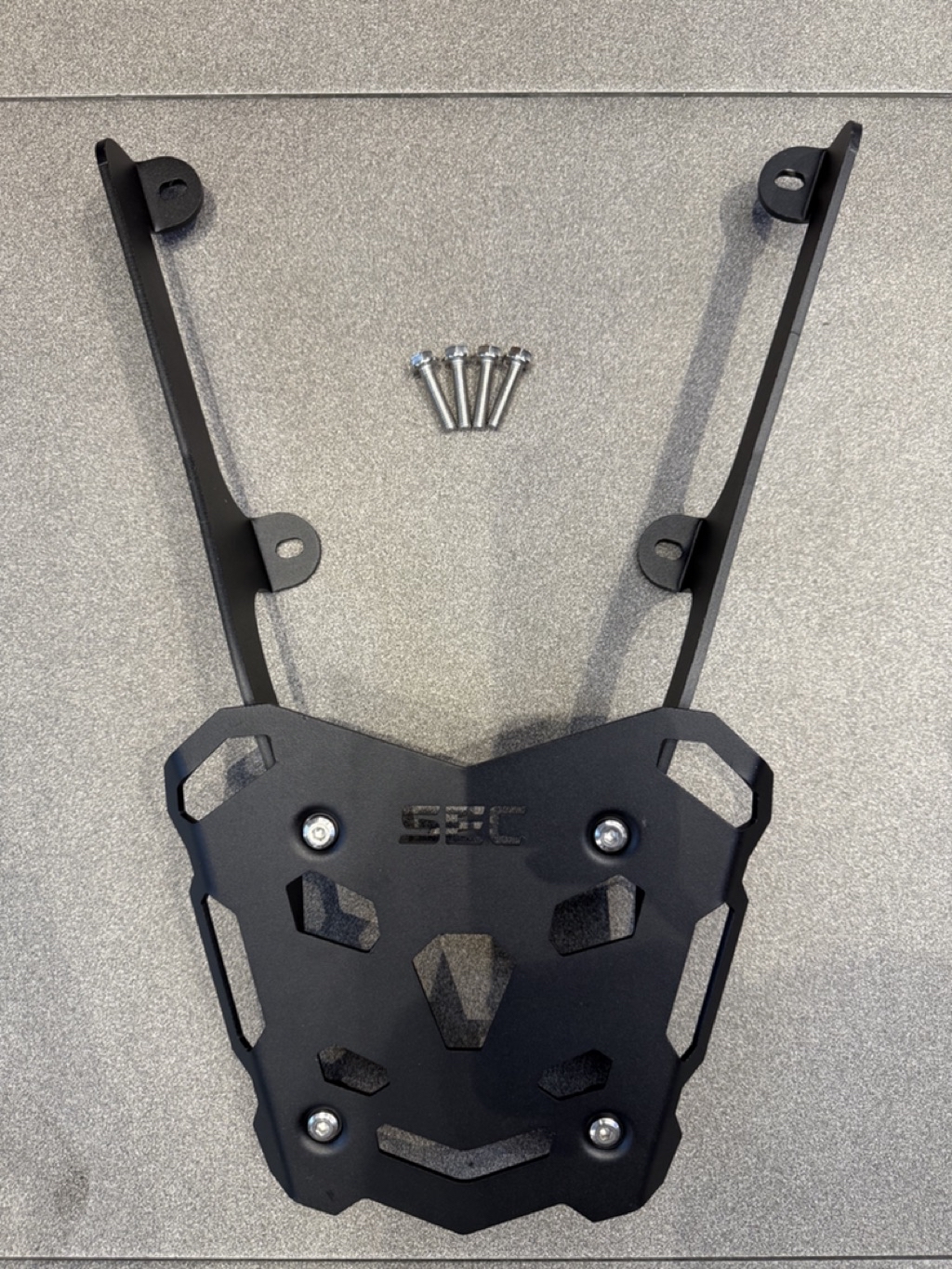 honda adv 160 sec top box bracket metal warrior & steel flat bracket ...