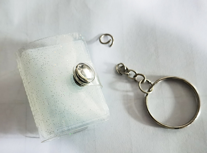 16 Photos Album Keychain 1/2" Cute Mini Photo Album Keychain Scrapbook ...