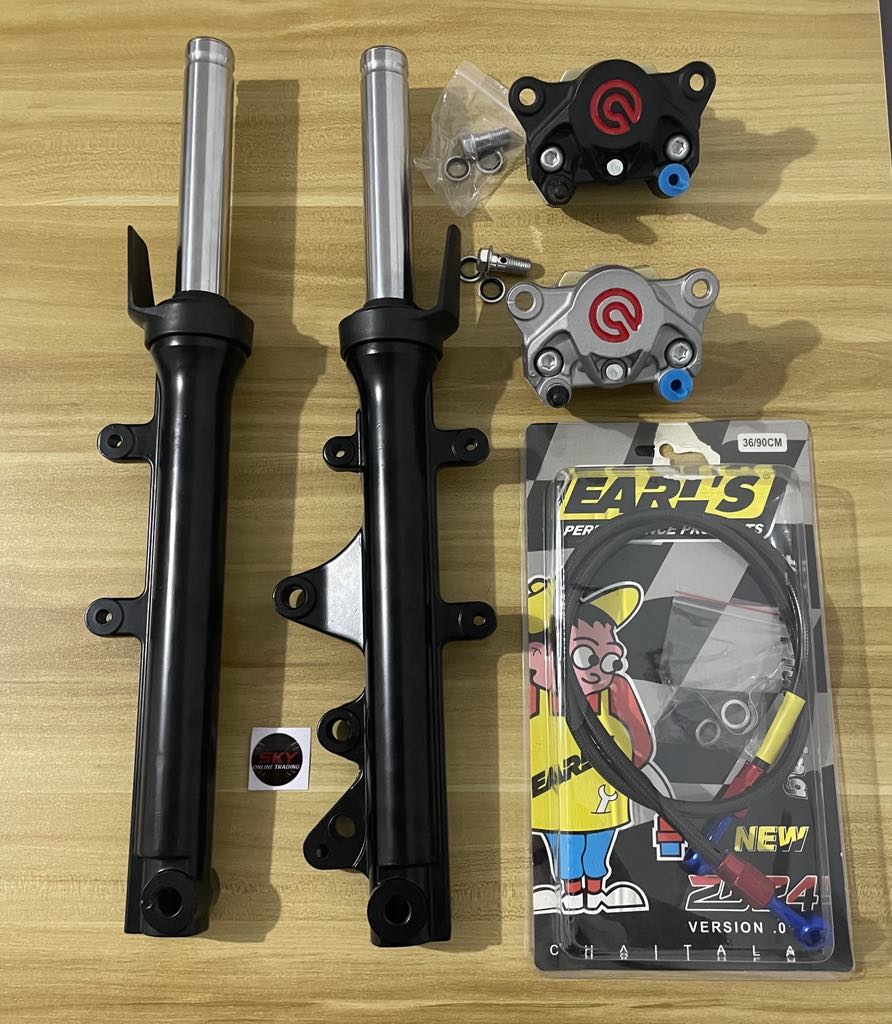 Front Shock Assembly for Yamaha Aerox+Caliper Brembo Logo Premium 2 Pot ...