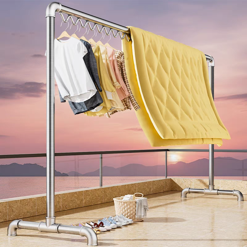 Hanger Stand Stainless Sampayan Heavy Duty Foldable Clothes Drying Rack ...