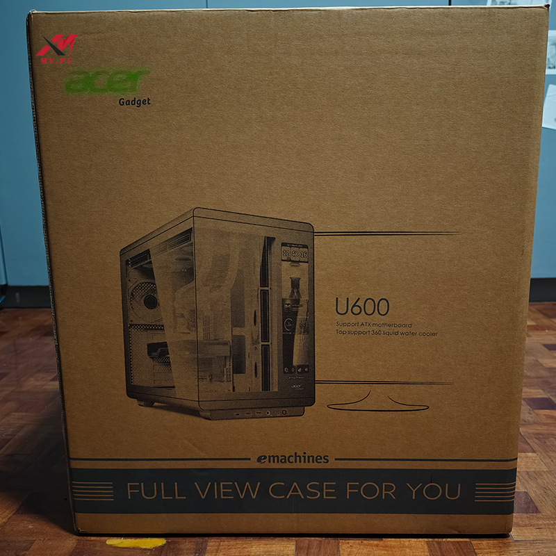 ACER U600 White Panoramic Room Full Sea View Case with argb screen and ...