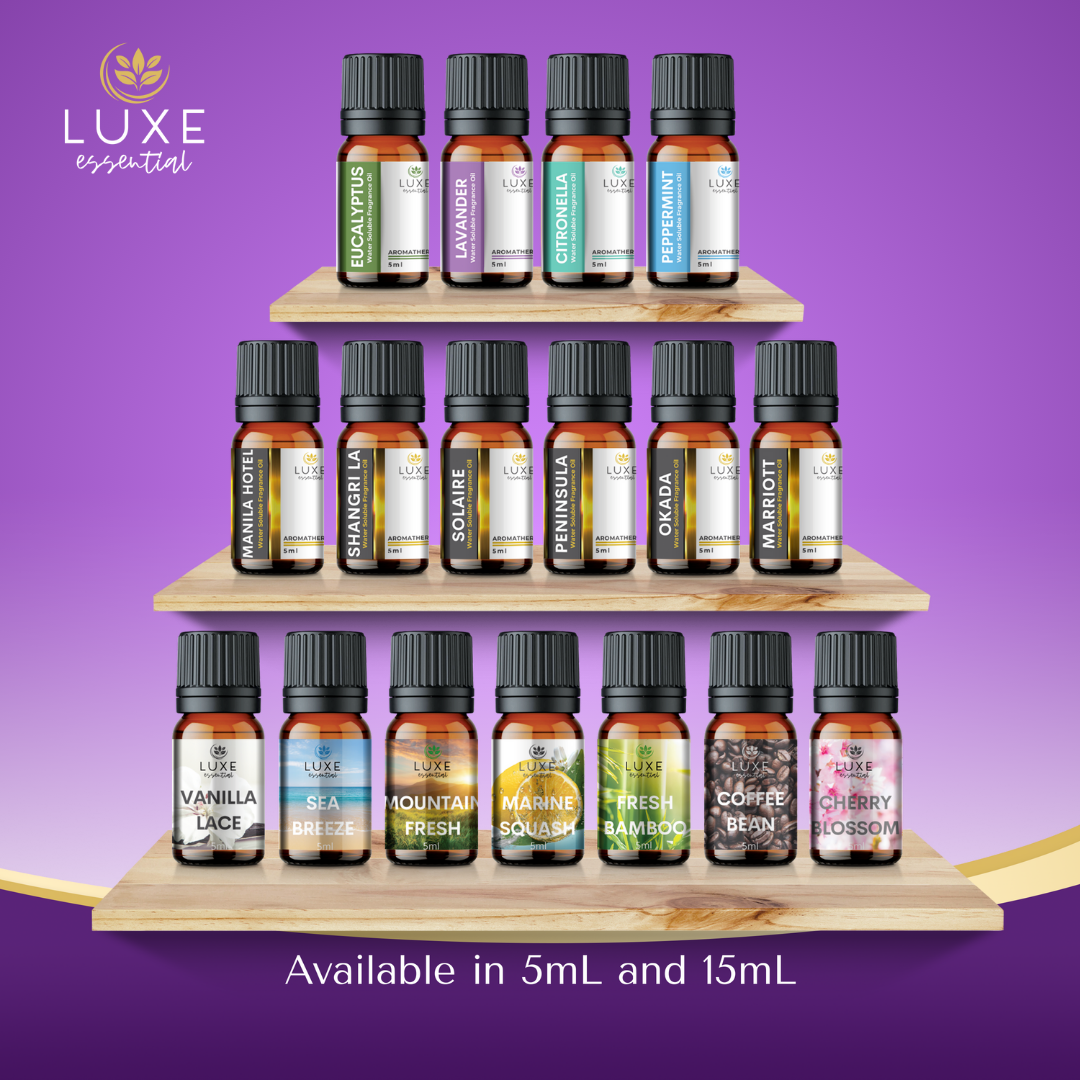 Luxe Essential Humidifier Fragrance Oils - 5ml Water-Soluble ...