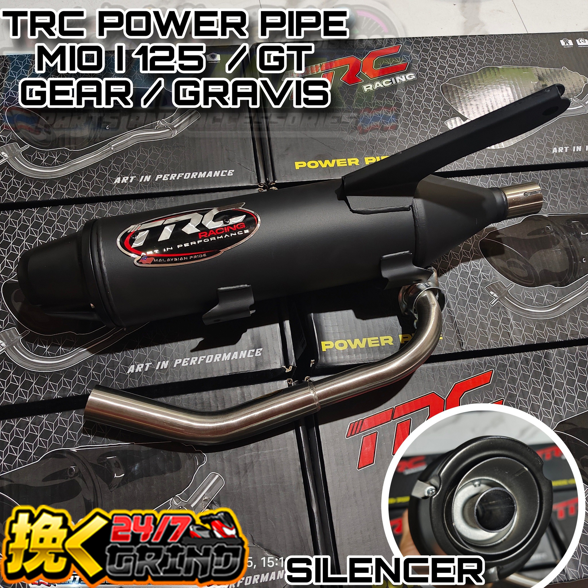 MT8 PIPE FOR MIO i 125/ MIOSOUL I GT 125 / MIO GEAR / GRAVIS 125 / RAT ...